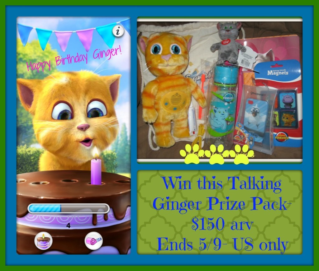 #gingersbirthday Party- Talking Ginger Prize Pack- $150 arv- ends 5/9 ...
