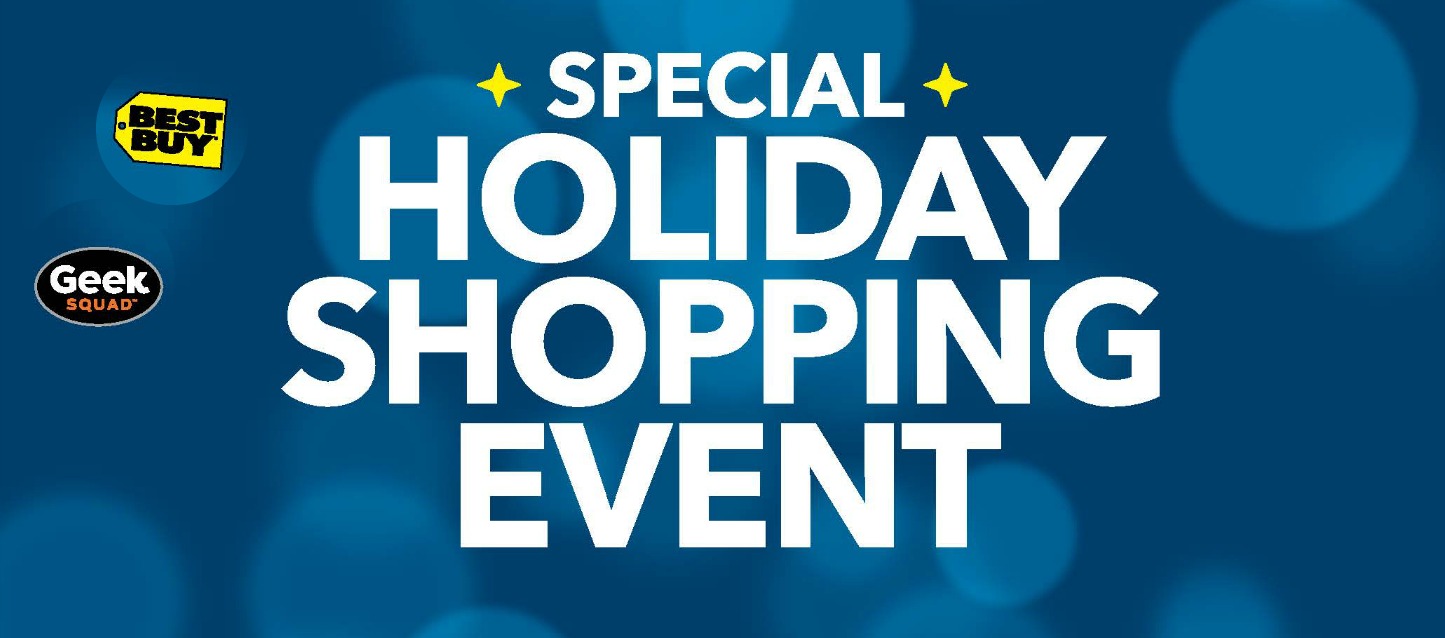 Best Buy In-Store Holiday Shopping Event Announcement!
