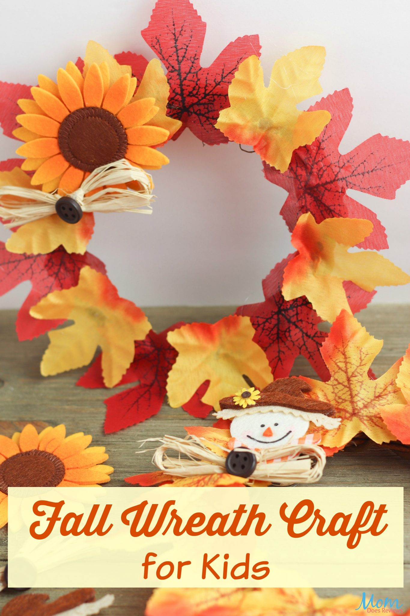 Easy Fall Wreath Craft For Kids Mom Does Reviews Easy Fall Wreath Craft For Kids Mom Does Reviews